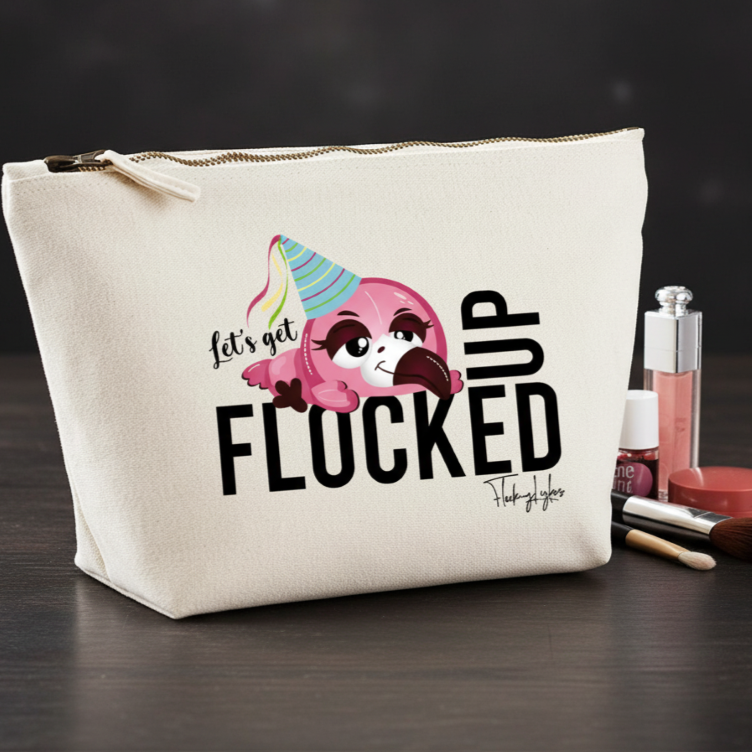 Let's Get Flocked Up Makeup Bag | Flocking Legless